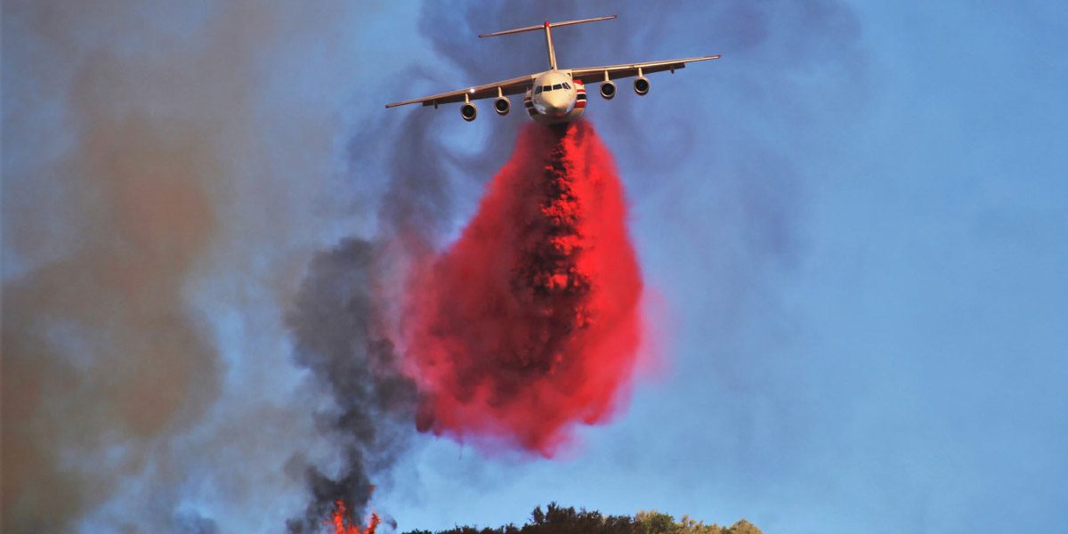 Falko Aircraft Fighting US Wildfires - Falko