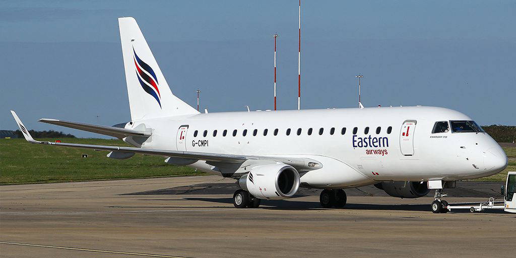 Announcement: Delivery of 1 Embraer E170 to Eastern Airways